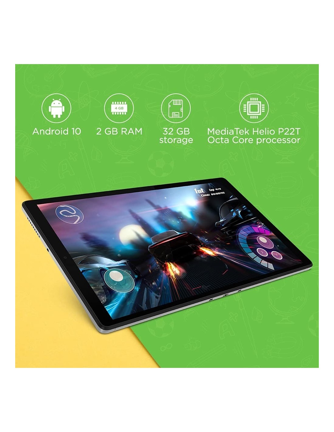 Lenovo Tab M10 Hd 2nd Gen 25 65 Cm 10 1 Inch 2 Gb 32 Gb Wi Fi